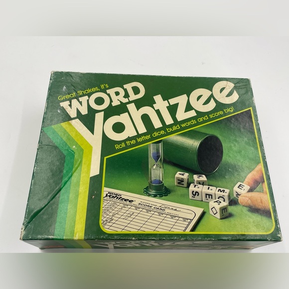 Toys | Vintage 1982 Board Game Word Yahtzee By Milton Bradley | Poshmark